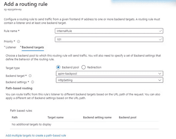 Integrate Azure Api Management Internal Mode With Azure Application