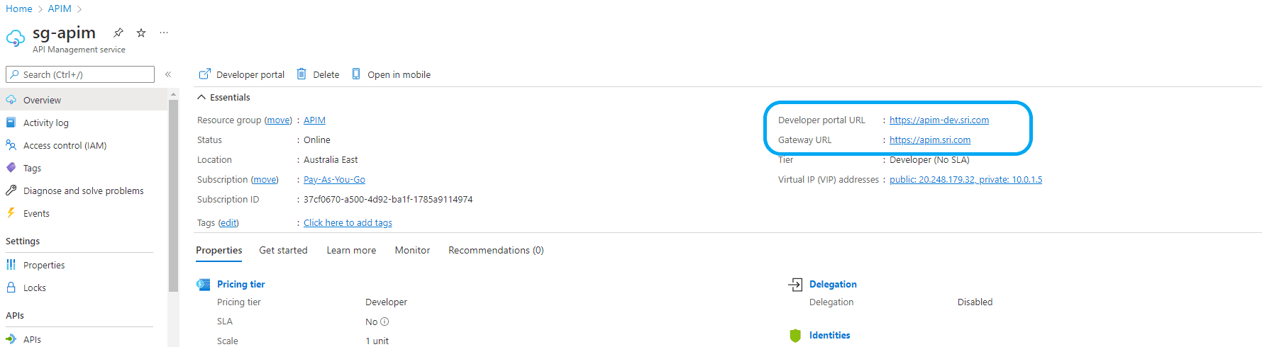 Integrate Azure Api Management Into Internal Vnet Azure Api